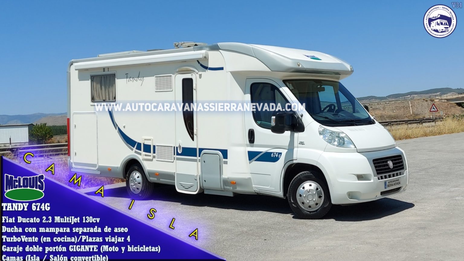 Autocaravana Perfilada de la marca McLouis, modelo Tandy 674G. Una de ...