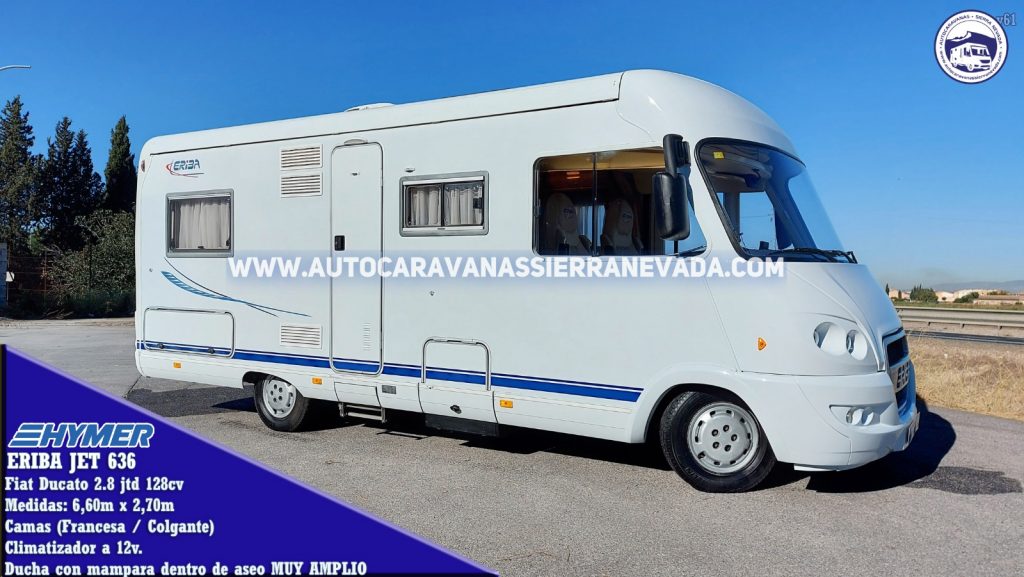 Autocaravana Integral HYMER, modelo ERIBA JET 636, la mejor marca en ...