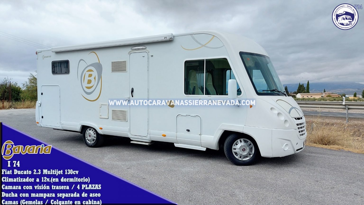 Autocaravana Integral de la marca, BAVARIA, modelo I74. Esta marca está ...