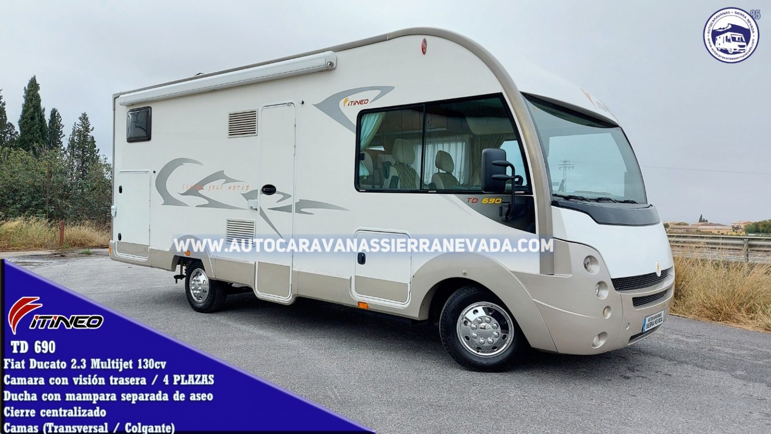 Autocaravana integral de la marca ITINEO, modelo TD 690. Del grupo ...
