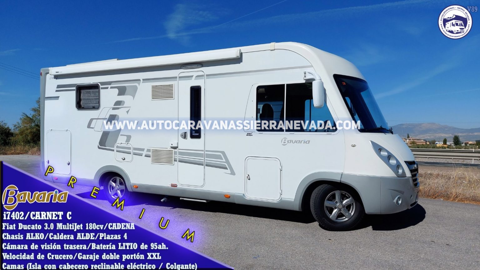 Autocaravana Integral BAVARIA, modelo i7402. Una de las mejores marcas ...