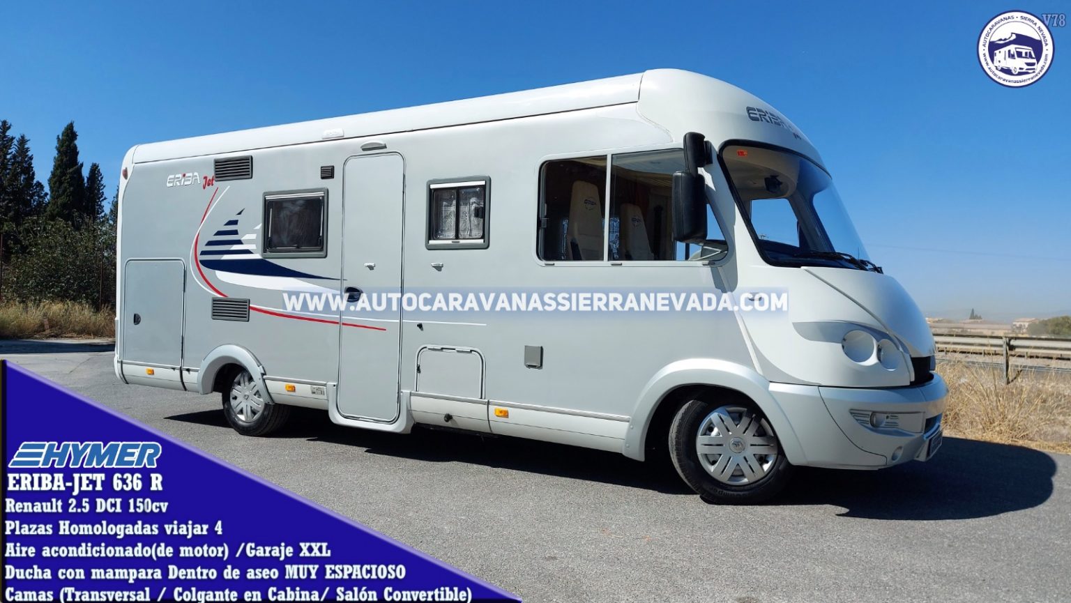 Autocaravana Integral HYMER, modelo ERIBA JET 636 R, la mejor marca en ...