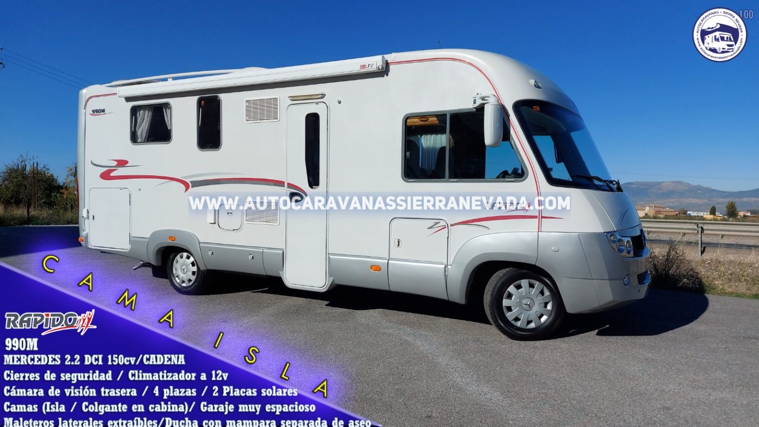 Autocaravana integral RAPIDO, modelo 990M, con un diseño muy selecto y ...