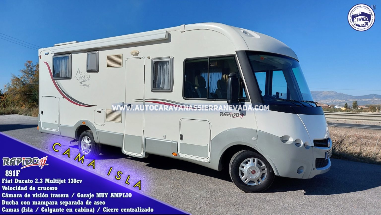 Autocaravana integral RAPIDO, modelo 891F, con un diseño tanto interior ...